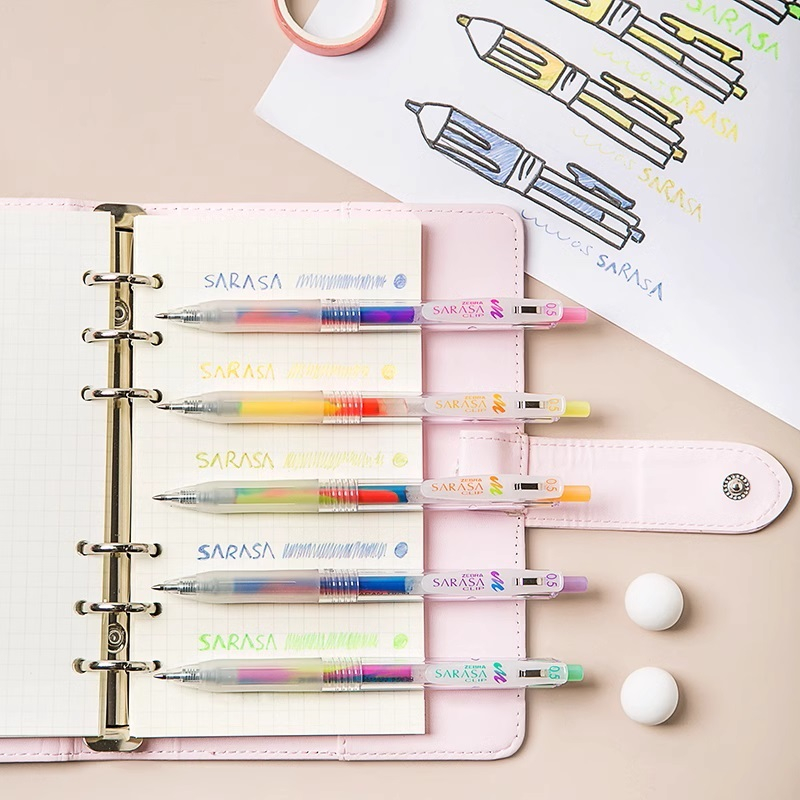 KKV Zebra Colorful Gradient Pen JJ75 INS Rainbow Gel Pen 0.5mm ...