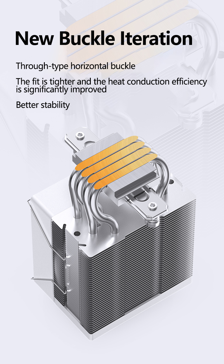 Jonsbo CR1400 EVO ARGB CPU Air Cooler White Black Color CR1000 EVO 4 ...