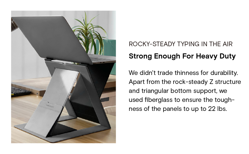 Moft Z 5-In-1 Sit-Stand Laptop Desk Invisible And Portable Stand ...
