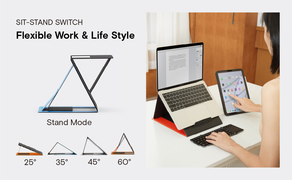 Moft Z 5-In-1 Sit-Stand Laptop Desk Invisible And Portable Stand ...