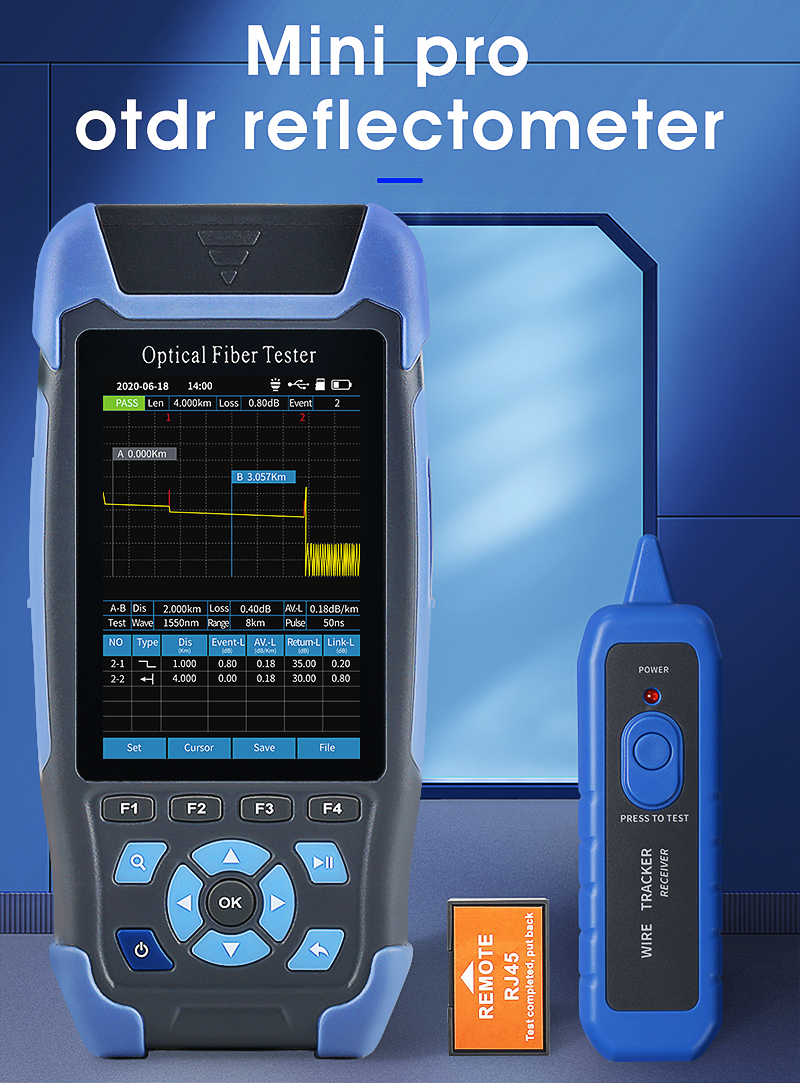 Mini pro OTDR Reflectometer 9 Functions In 1 OPM OLS VFL Device Event ...