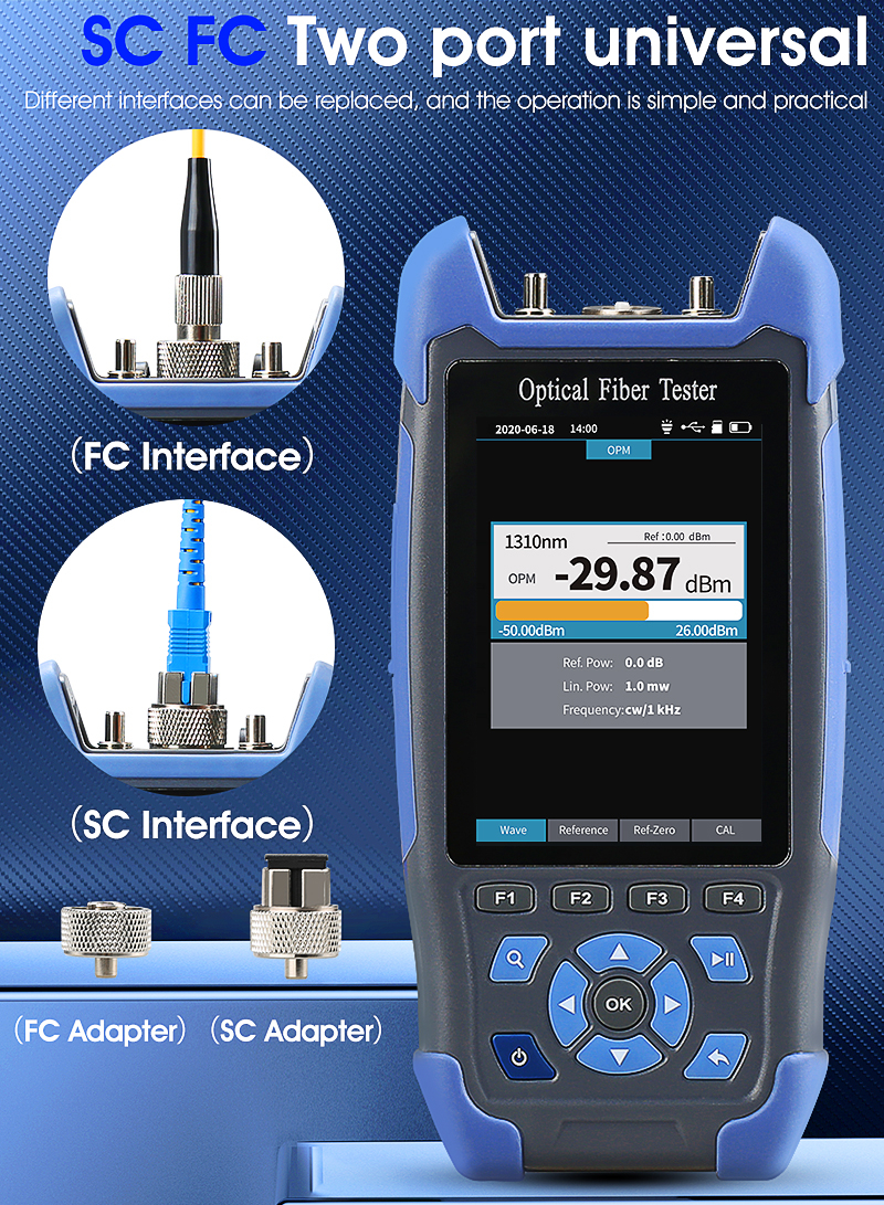 Mini pro OTDR Reflectometer 9 Functions In 1 OPM OLS VFL Device Event ...