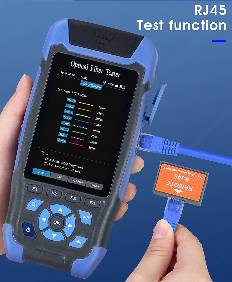COMPTYCO Mini pro OTDR Reflectometer 9 functions in 1 device OPM OLS ...