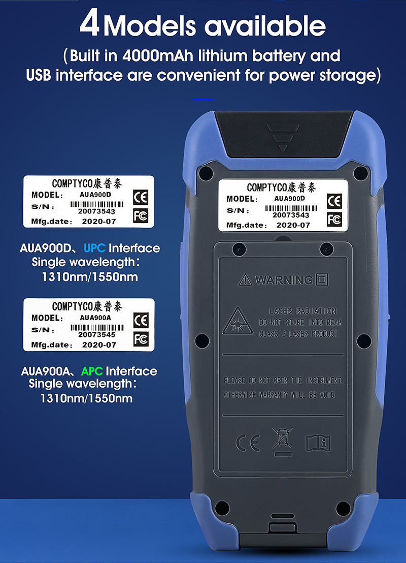 COMPTYCO Mini pro OTDR Reflectometer 9 functions in 1 device OPM OLS ...