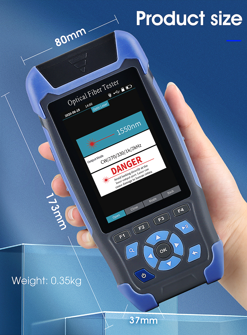 COMPTYCO Mini pro OTDR Reflectometer 9 functions in 1 device OPM OLS ...