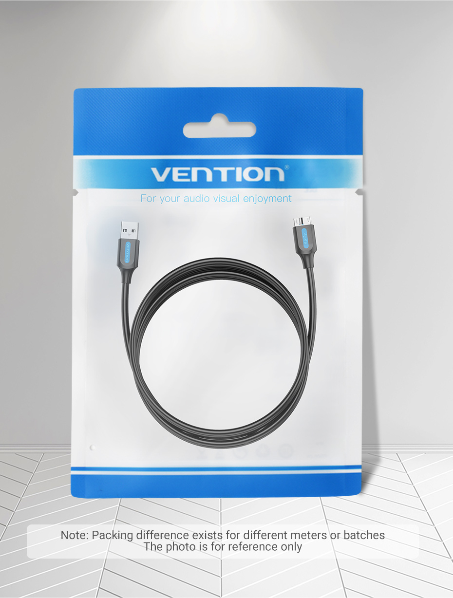 Vention Micro B To USB 3.0 5Gbps Fast Charging 3A Cable for External ...