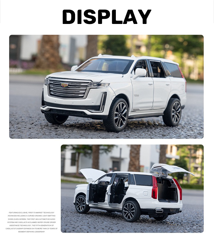1:32 Scale Cadillac Escalade Alloy Car Model Diecast Car Sound Light ...