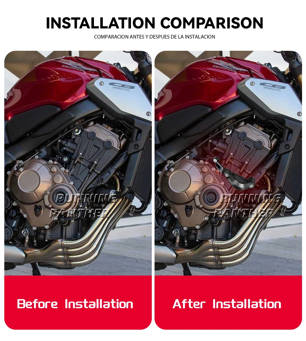 Suitable for HONDA CB650F 2017 CB650R CB 650 R 2019-2023 Engine Cover ...