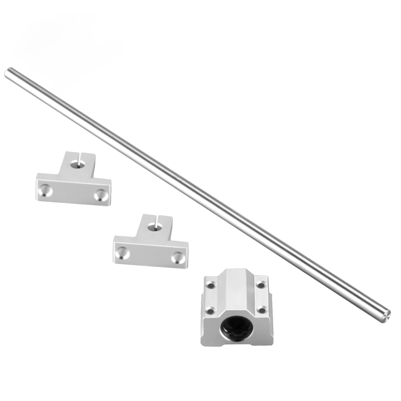 Horizontal Vertical 8mm Linear Guide Shaft Rod Rail Smooth Rod Motion ...