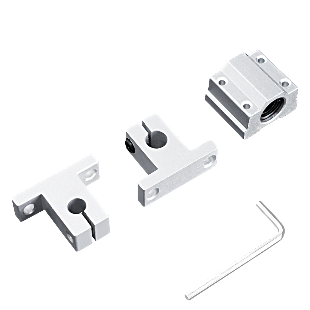 Horizontal Vertical 8mm Linear Guide Shaft Rod Rail Smooth Rod Motion ...