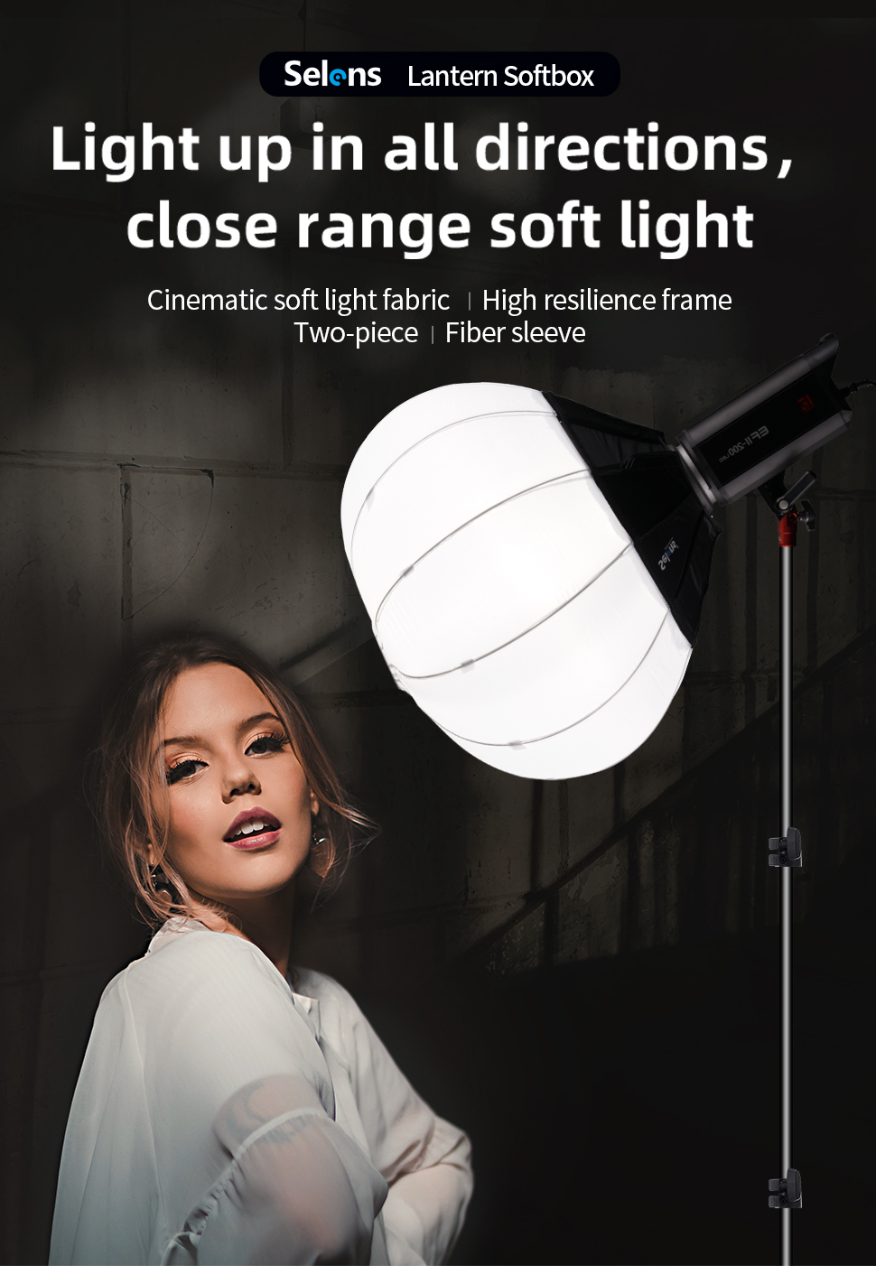 Selens Lantern Sofbox Studio Lighting Softbox 50cm 65cm 80cm Soft Light ...