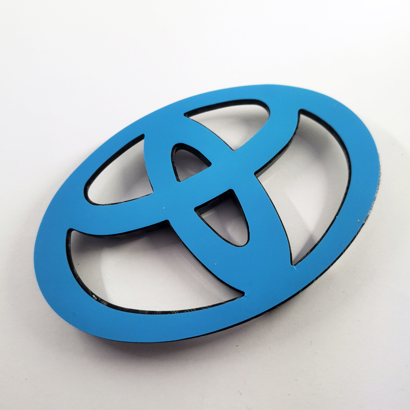 1 x ABS Carbon Fiber TOYOTA Logo Car Auto Front Rear Trunk Emblem ...