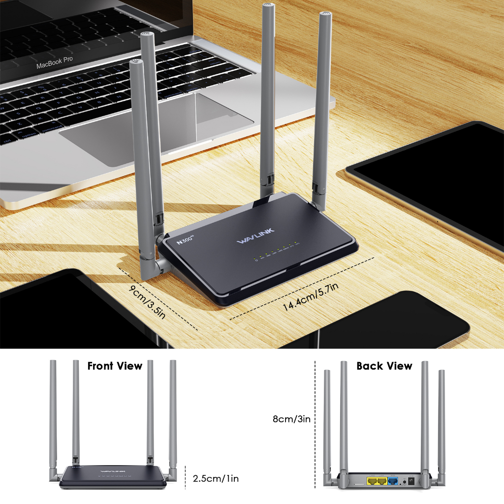 WAVLINK N300 4G Wireless Router- Ultimate High-Speed Mobile Router with ...