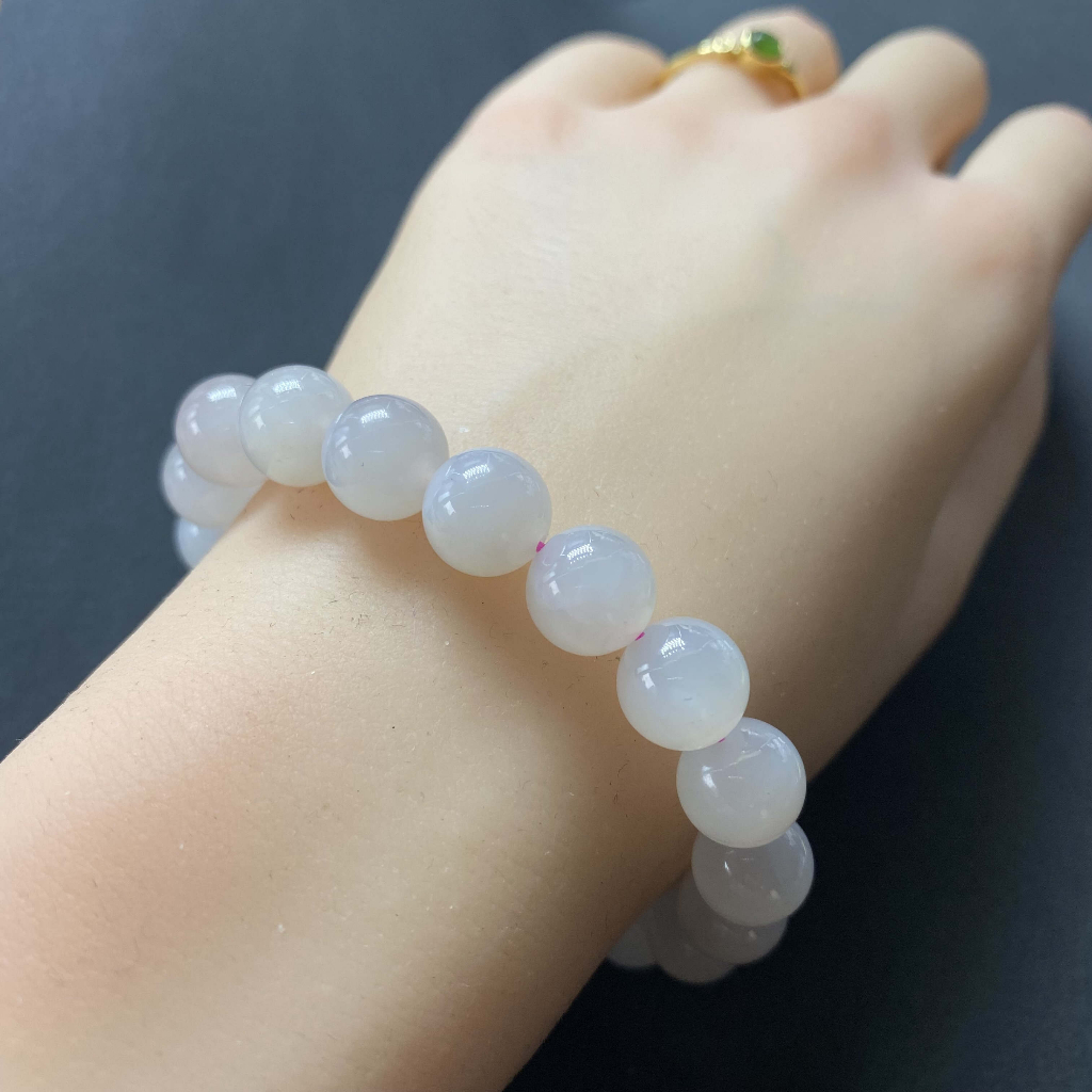 HANLE natural pink hetian jade nephrite bracelet with certificate and ...