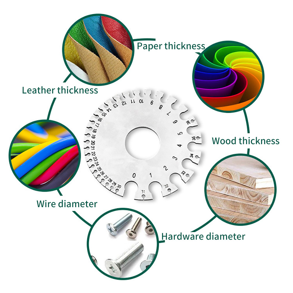 Stainless steel American Standard Wire Diameter Gauge Sample Weld ...