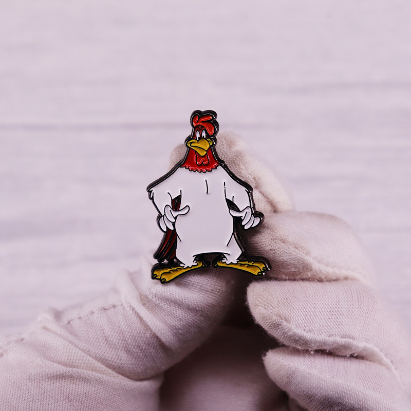 Foghorn Leghorn Hard Enamel Pin Looney Tunes Nostalgic Animated Badge ...