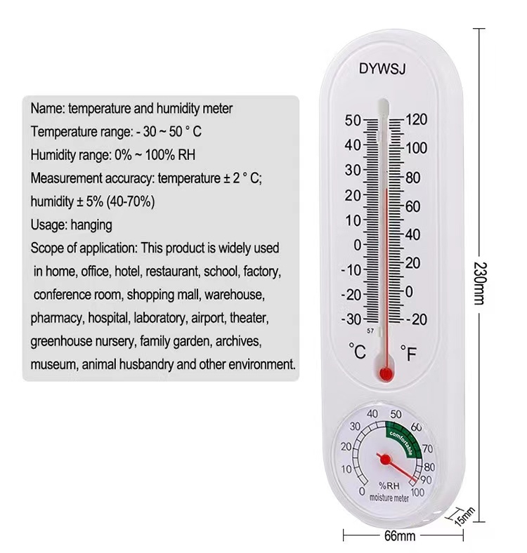 Indoor temperature and humidity meter breeding and planting frozen ...