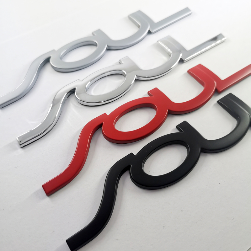1 X Metal SOUL Letter Auto Trunk Lid Emblem Badge Sticker Decal ...