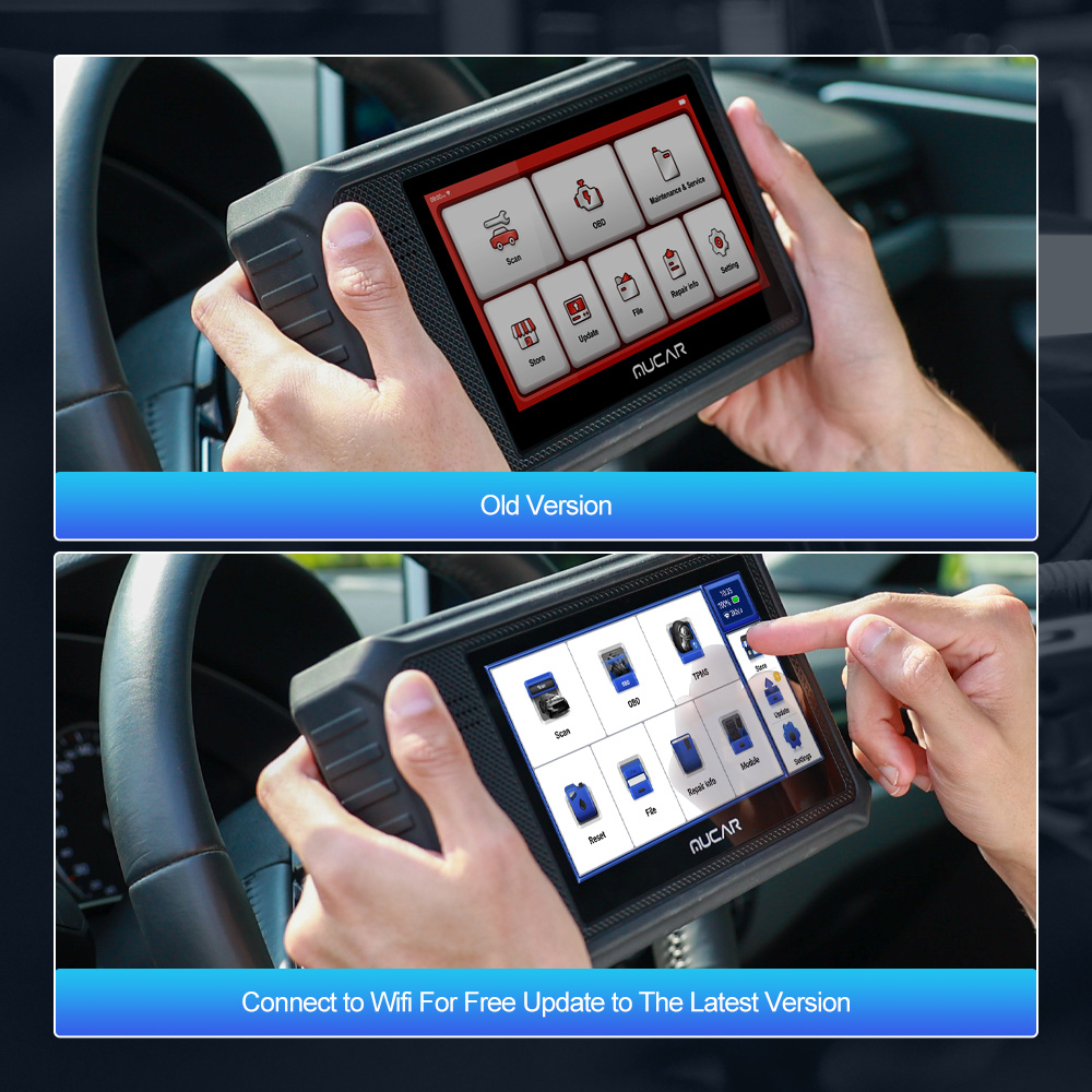 MUCAR VO6 Professional Car Diagnostics Tools Full System 28 Reset ECU ...