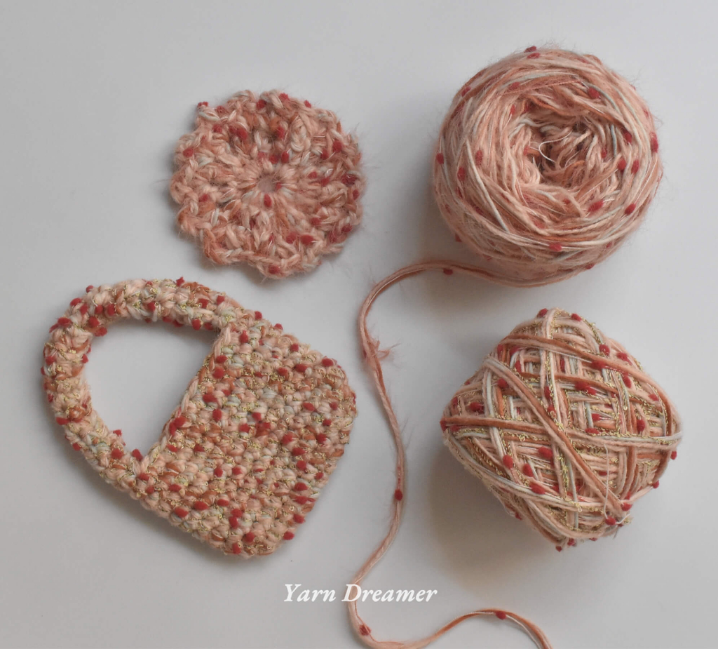 Strawberry Jam Red Dots Yarn Fancy Wool Yarn for DIY Crochet Material ...