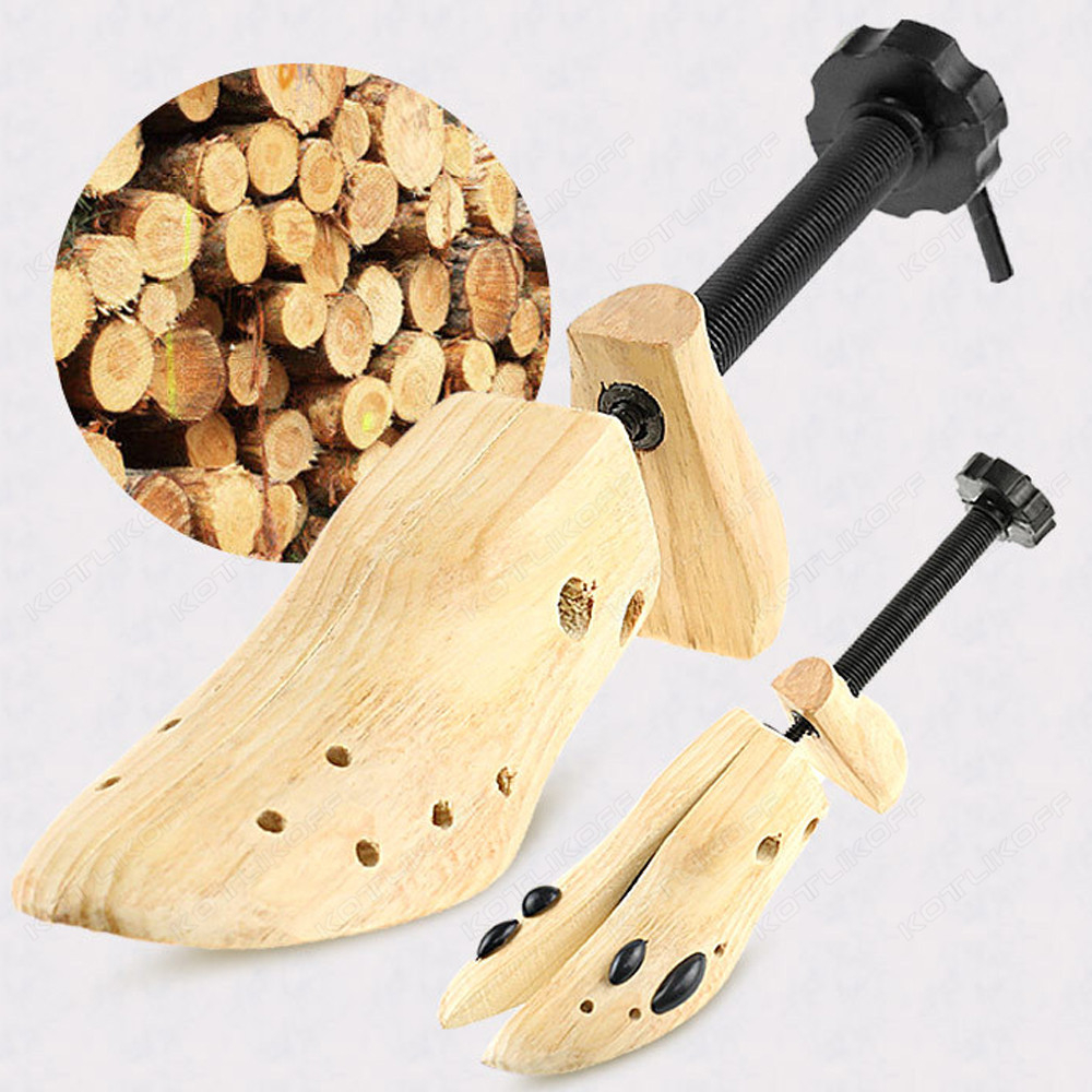 Wooden Shoe Stretcher Shoes Tree Shaper Rack Pine Wood Shoe Tree ...