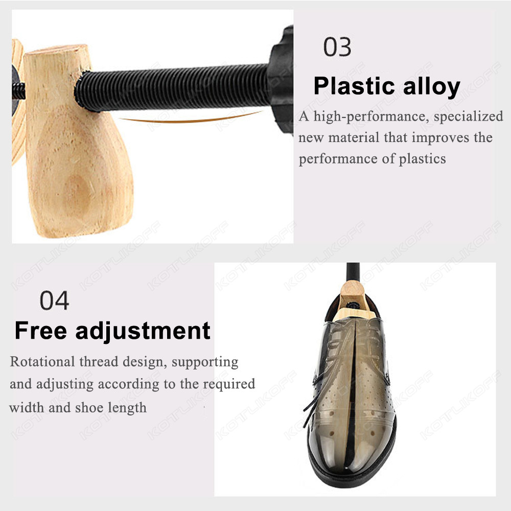 Wooden Shoe Stretcher Shoes Tree Shaper Rack Pine Wood Shoe Tree ...