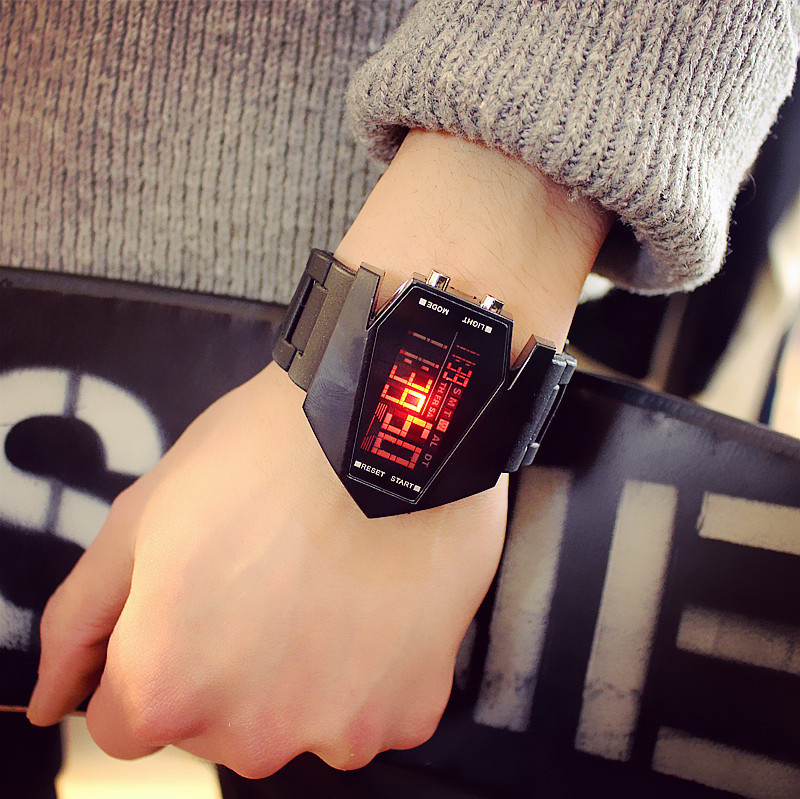 Personalized Nightlight Function Fighter Aircraft Watch Men's and Women ...
