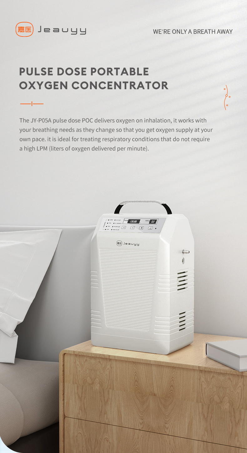 Pulse Flow Oxygen Concentrator Portable 5L Oxygen Machine Machine For ...