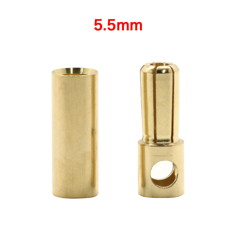 10 Pairs Banana Plug 2mm 3mm 3.5mm 4mm Bullet Female Male Connectors ...