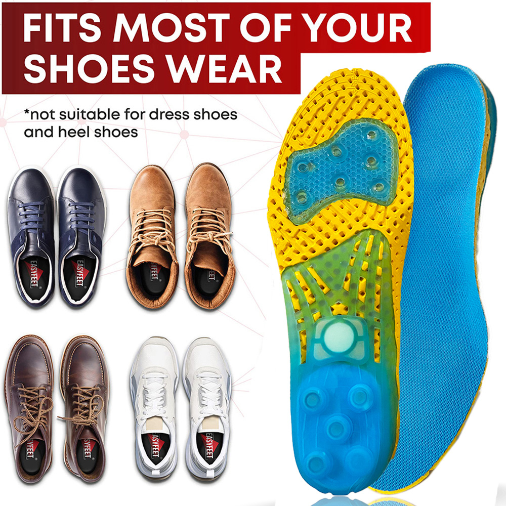 Silicone Orthopedic Insoles,Eva Spring Orthotic Insoles Flat Feet Arch ...