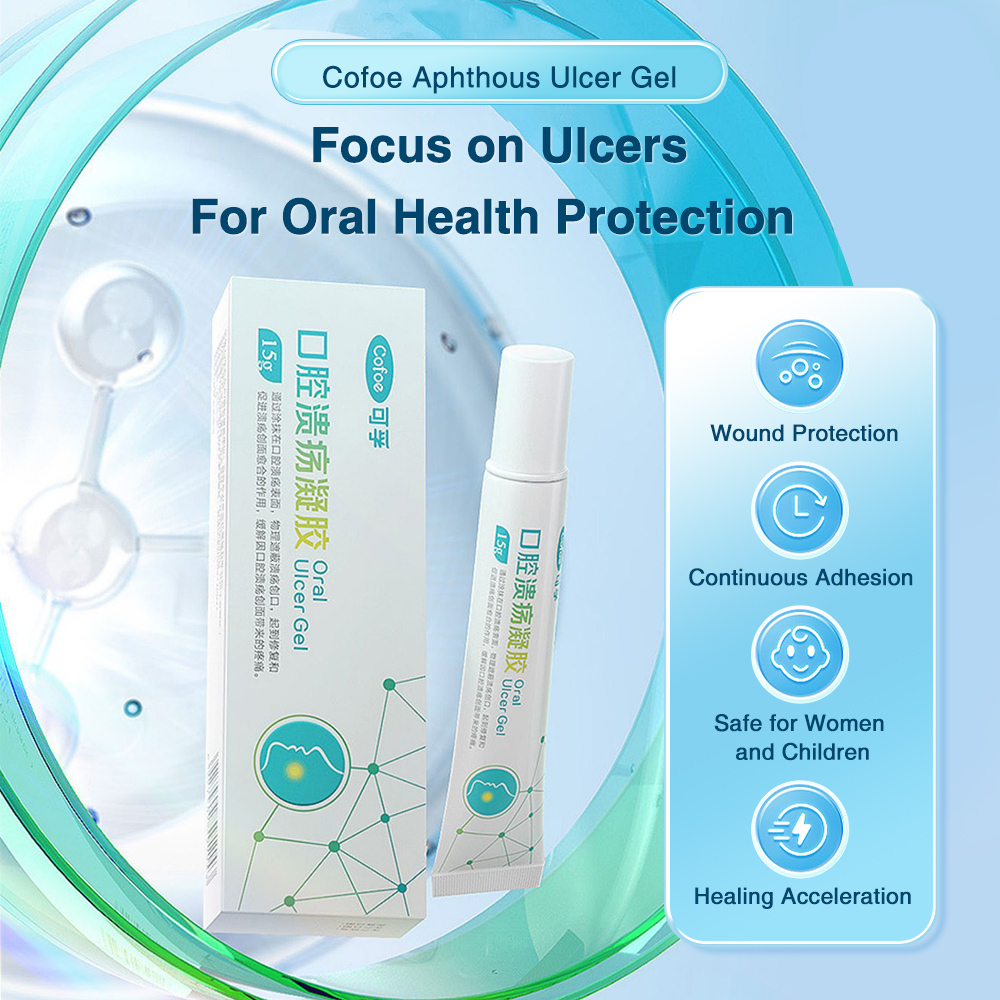 Cofoe Oral Ulcer Gel Mouth Ulcer Treatment Canker Pain Relief Aphthous ...