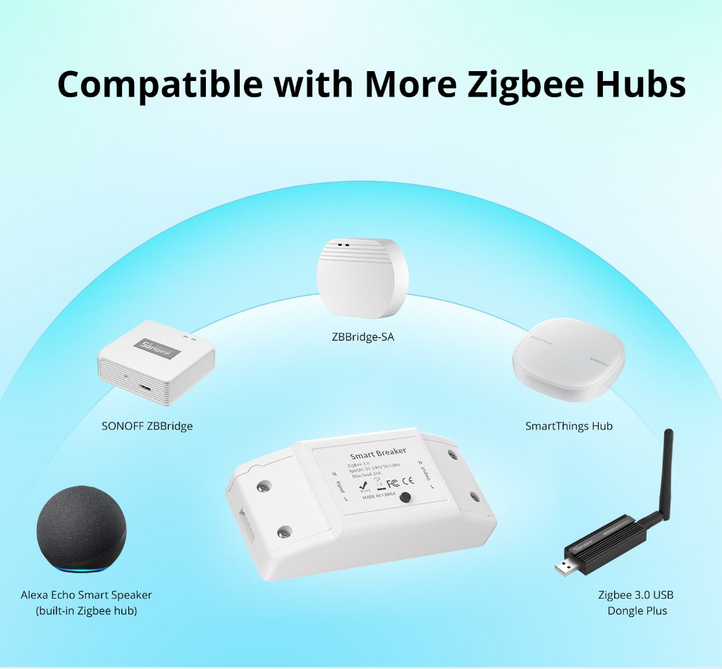Woolley SWITCH-WF ZB 16A Basic Zigbee Smart Switch WiFi Relay Universal ...