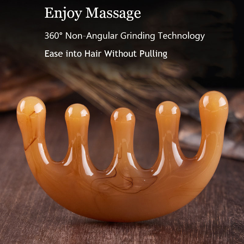 Multifunctional Meridian Massage Comb Wide Tooth Head Meridian Massager ...