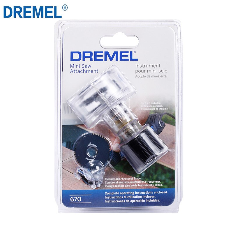 Dremel 670 Attachment Hole Saw Kit with 6.4Mm Cutting Depth for Dremel ...
