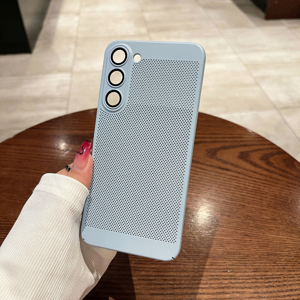 Breathable Cooling Mesh Case For Samsung S23 S22 S21 Ultra Plus S20 S21 ...