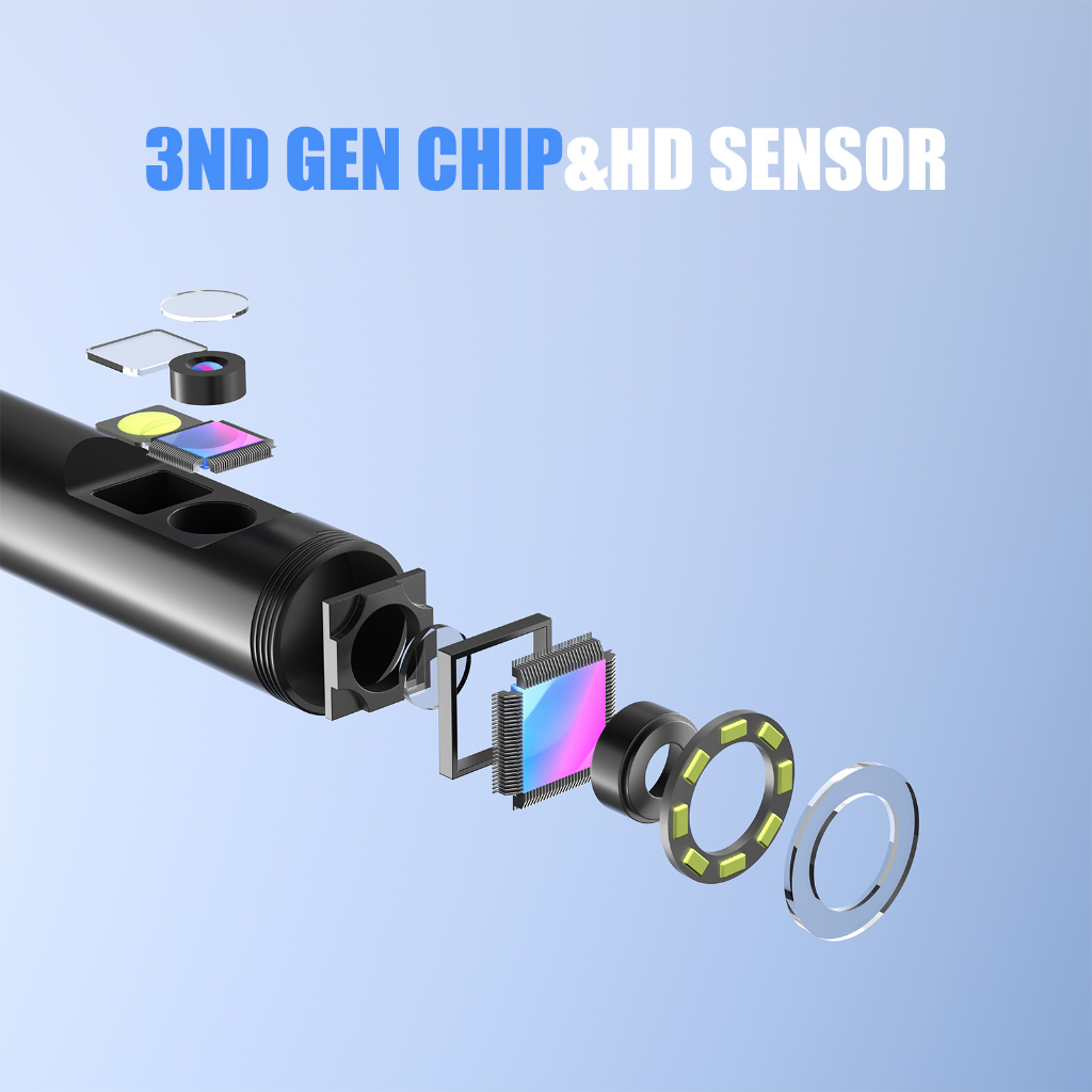 4.5-inch IPS Color Screen Endoscope Single&Dual Camera Waterproof ...