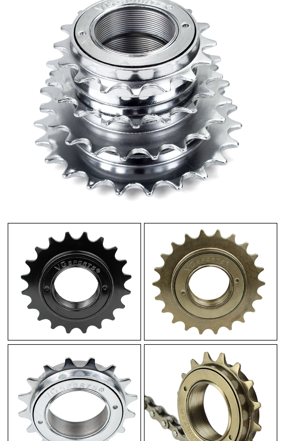 VG Sports 【Ready Stock】16T/18T/20T/22T/24T 34MM Bicycle Freewheel ...