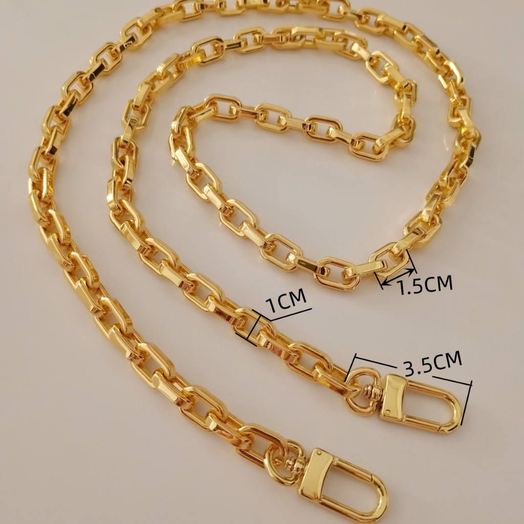 Ladies Bag Chain Metal Strap Replacement K/Gold Hardware Accessories ...