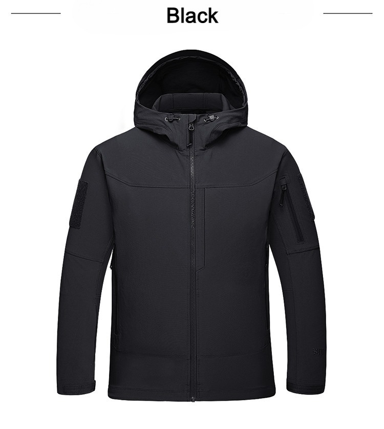 Armor Soft Shell Tactical Windbreaker Men's Fall/Winter Jacket Outdoor ...