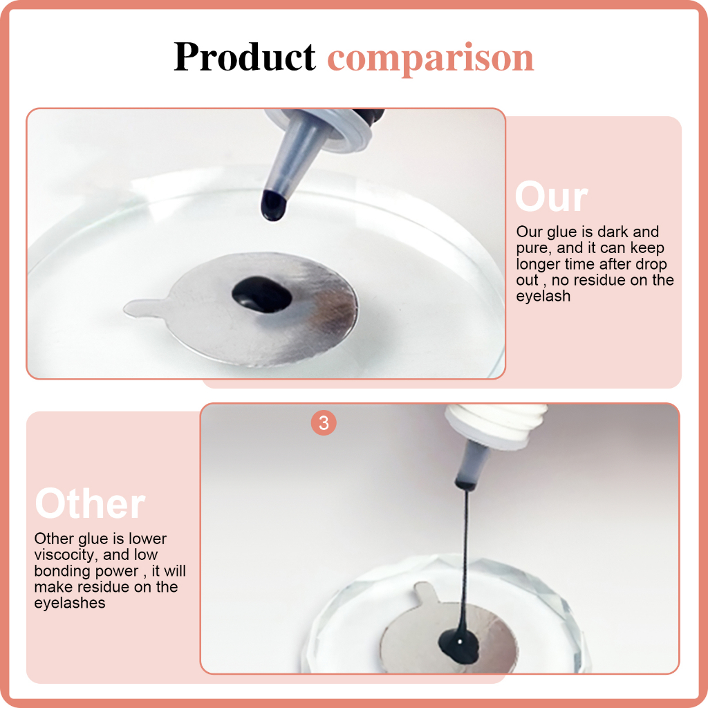 5ml Grafting Eyelashes Glue Tools for Eyelashes Extensions Glue 1-2 ...