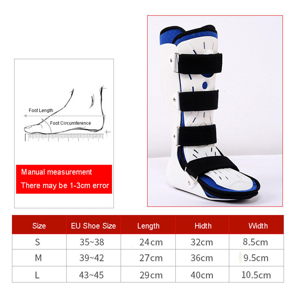 1Pcs Medical Orthopedic Walker Boot Foot Brace Splint for Ankle Foot ...