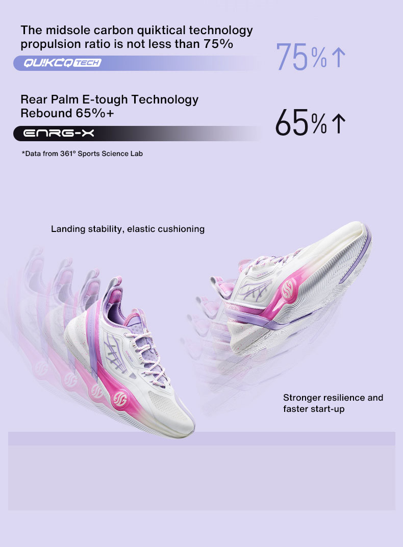 361 Degrees Men's Ag3 Pro Low Aaron Gordon Basketball Shoes | Shopee ...