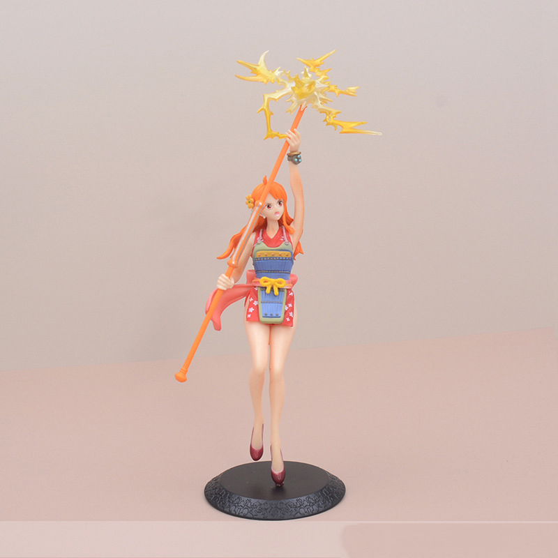 Anime One Piece Roronoa Zoro Nami Nami Figure Diva Stick Model Toy Gift ...