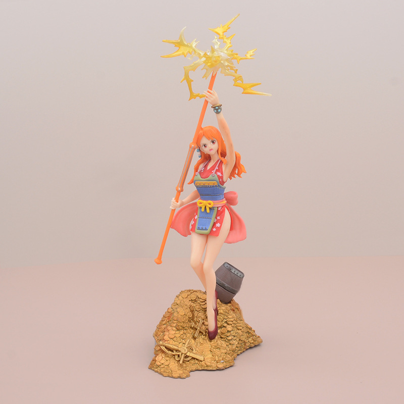 Anime One Piece Roronoa Zoro Nami Nami Figure Diva Stick Model Toy Gift ...