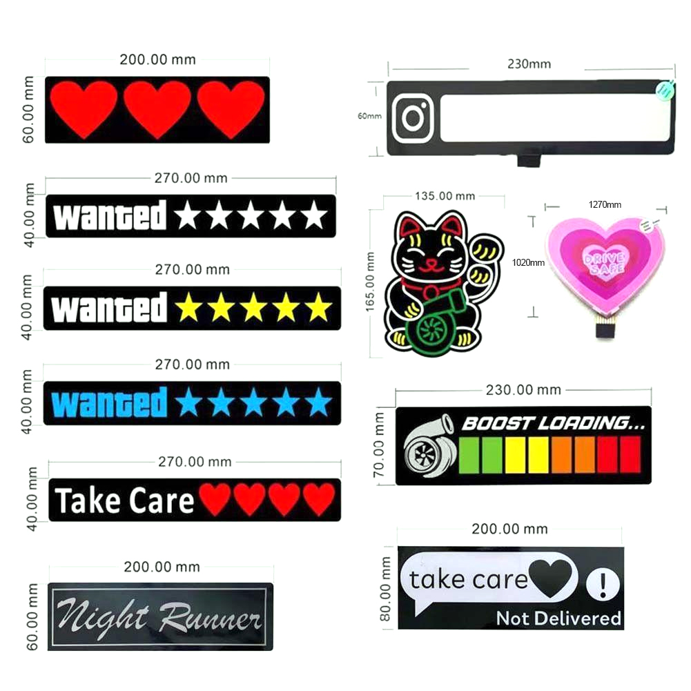 Car Windshield Decal Safety Signs Auto Safety Decoration Accessories ...