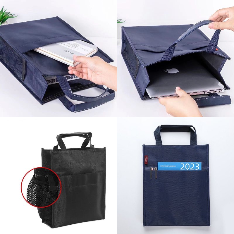 File storage bag Large capacity student book textbook bag A4 waterproof ...
