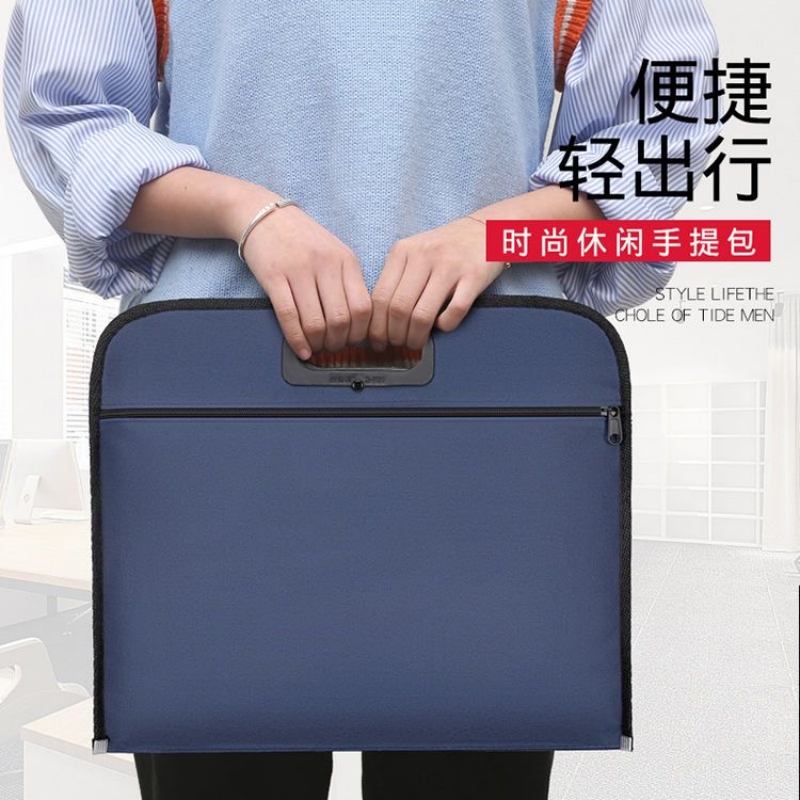 File storage bag Large capacity student book textbook bag A4 waterproof ...