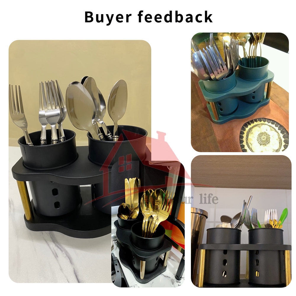 Wall Mounted Fork and Spoon Holder Chopsticks Holder Cutlery Holder ...