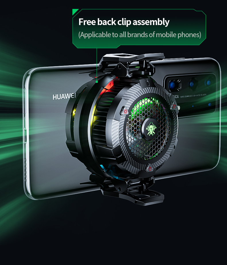 PLEXTONE EX1 Pro RGB Mobile Phones Cooler Professional Game Player ...