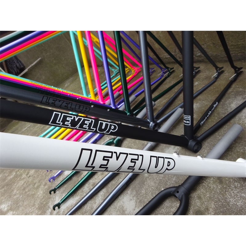 LEVEL UP Fixed Gear Frame 4130 Chrome-molybdenum Steel GB002 Single ...